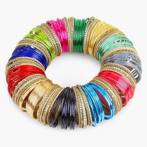 Indian Bangles Set / Bridal Bangles Set / Indian Jewelry / - Etsy