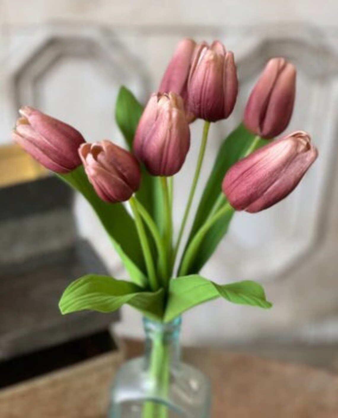 Faux Tulip Bouquet Spring Decor - Etsy