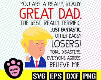 Trump dad svg | Etsy