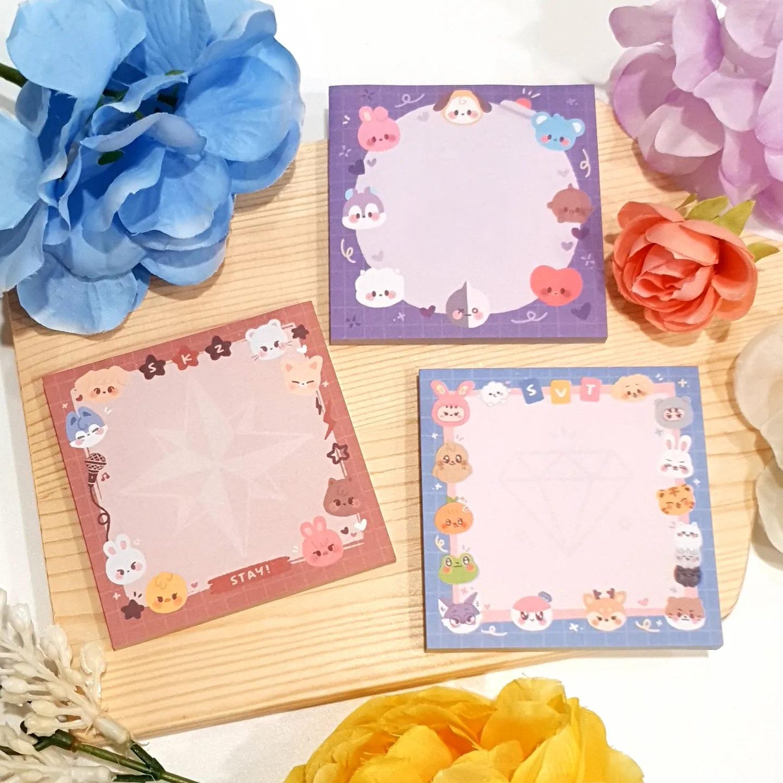 Kpop Sticky Notes - Skzoo Miniteen BT21 - Etsy