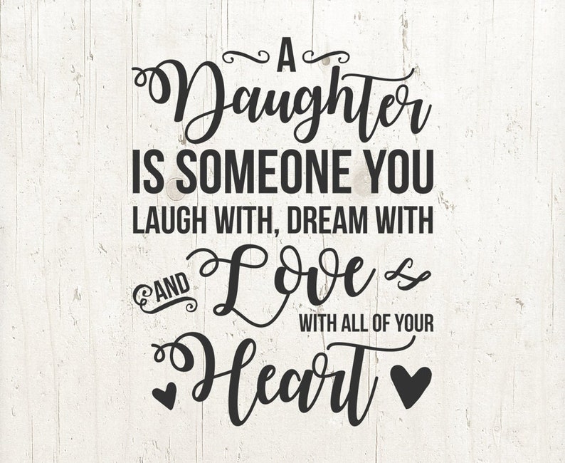 Mom Daughter Svg Daughter Svg Mothers Day Mothers Etsy