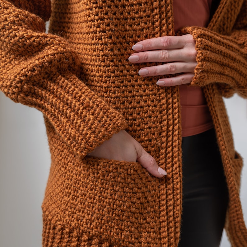 Yarn and Colors Cardigan Crochet Pattern PDF Morning - Etsy