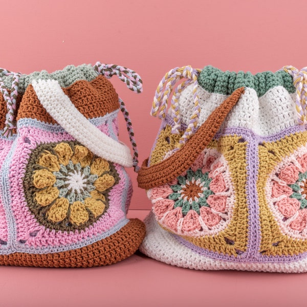 Crochet Granny Square Crop Top Pattern Tutorial Made To Etsy Canada