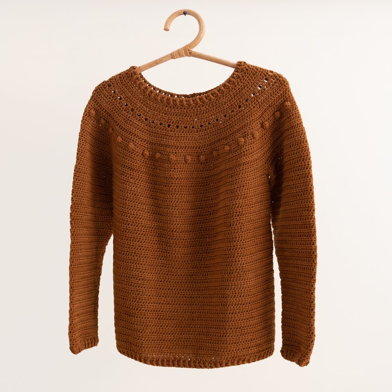 Yarn and Colors Sweater Crochet Pattern PDF Sunrise - Etsy