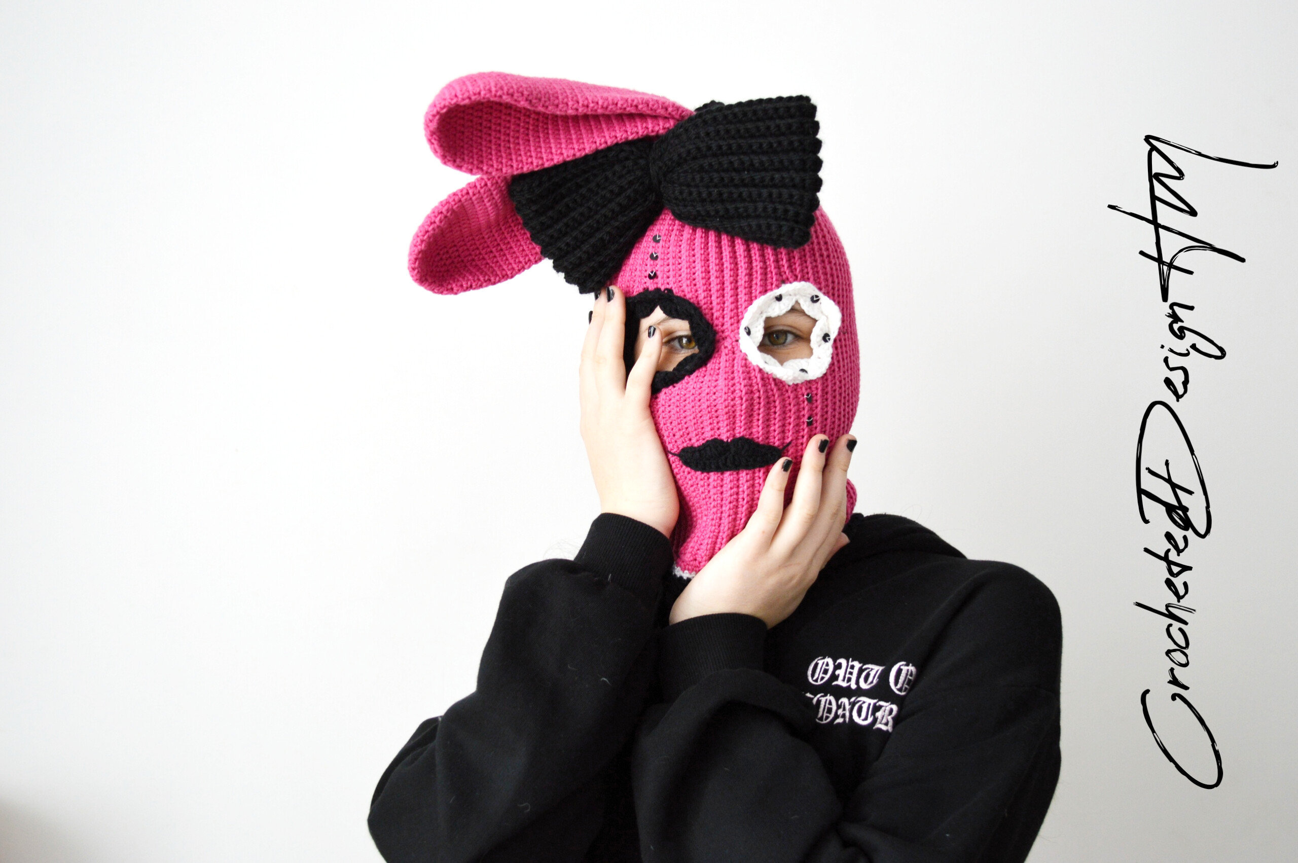 Ski Mask for Men and Women. Ski mask with rabbit ears. Custom | Etsy