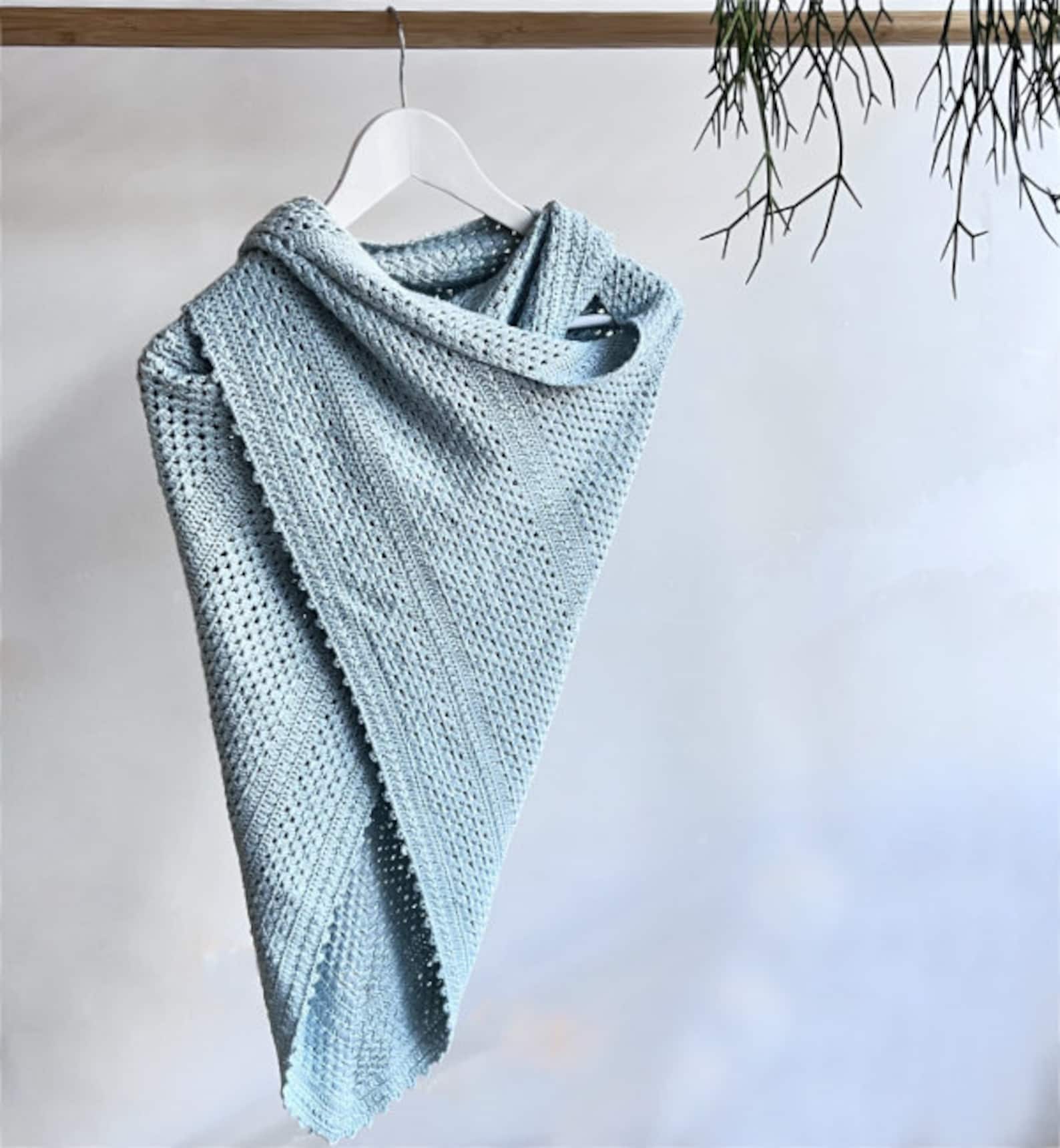 Crochet Pattern Scarf / Shawl / Wrap CLEO (pattern in English and Dutch ...