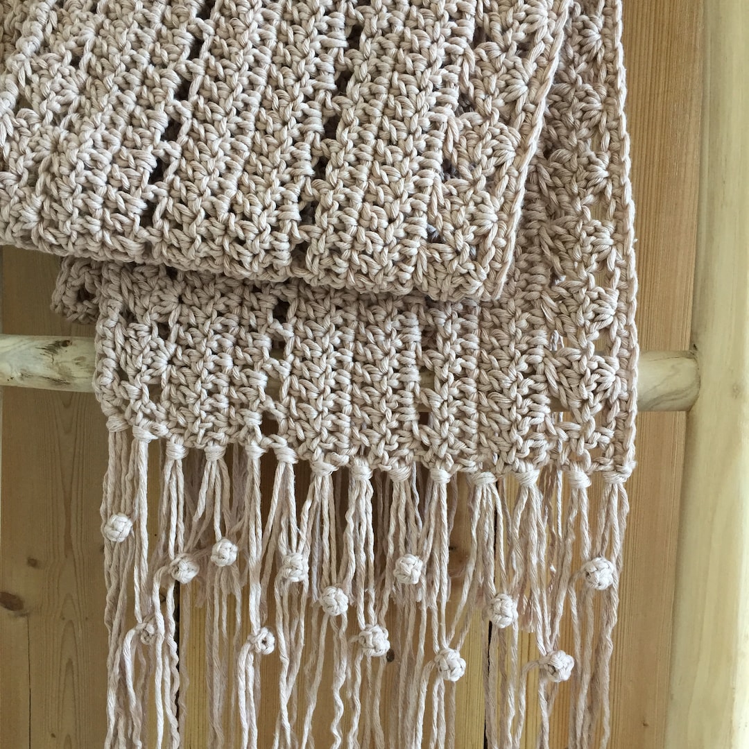 Crochet Pattern Scarf / Shawl LOVA (pattern in Dutch) - Etsy