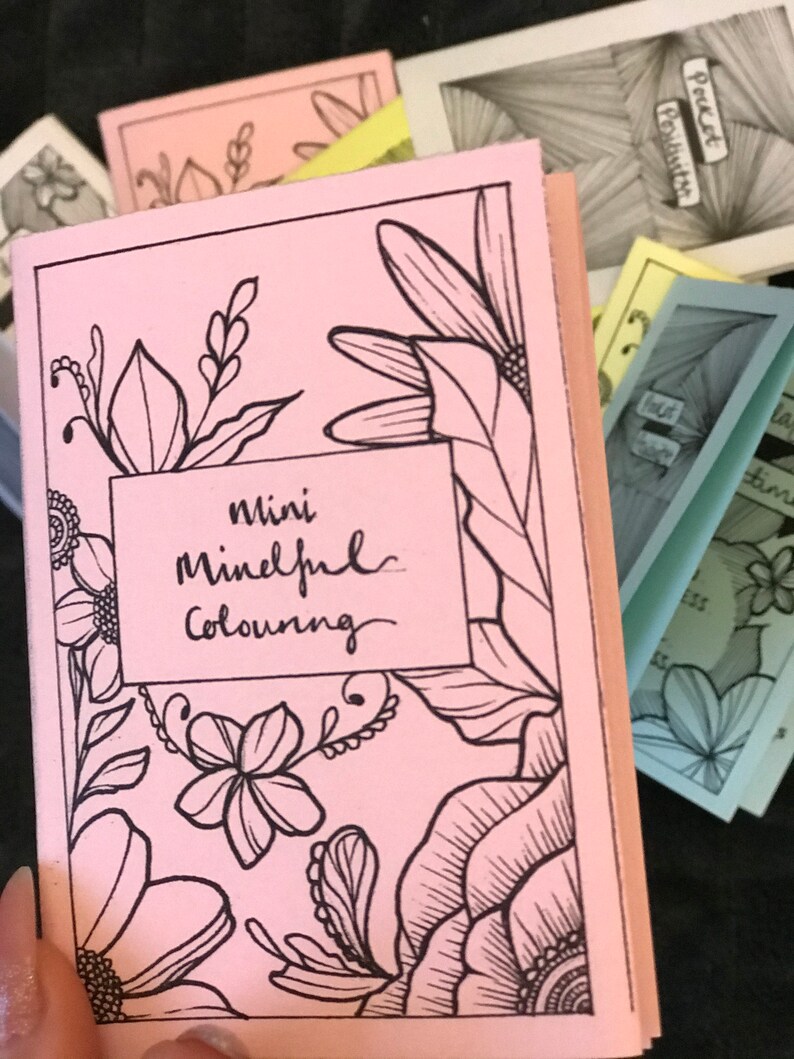 Mindful Colouring Zine - Etsy