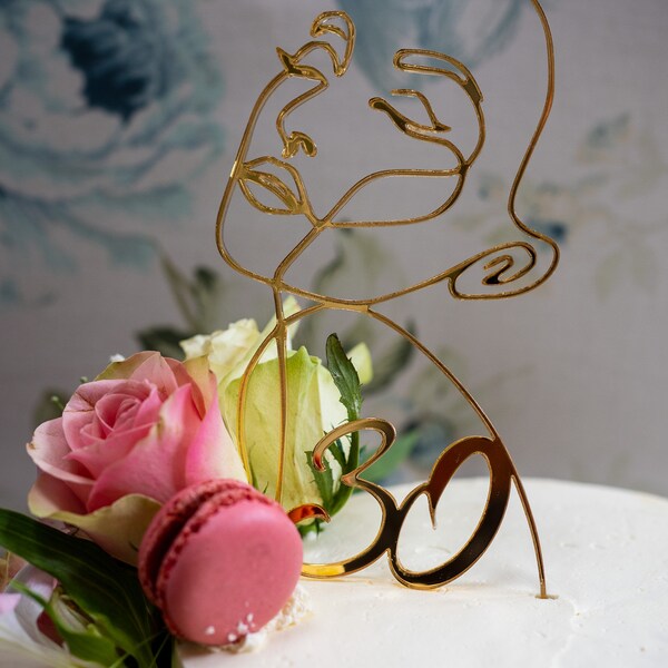 Lady Cake Topper - Etsy