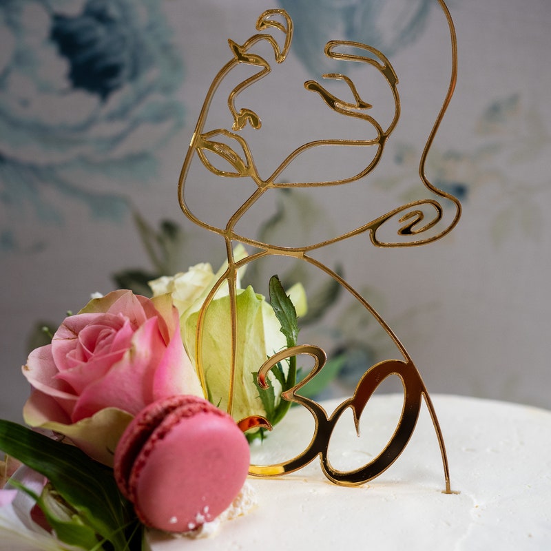 Cake Topper Lady - Etsy