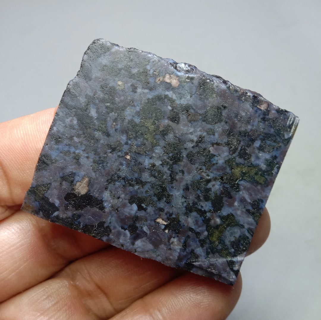 Mystic Merlinite Slab Indigo Gabbro Raw Lapidary Slab Rough - Etsy