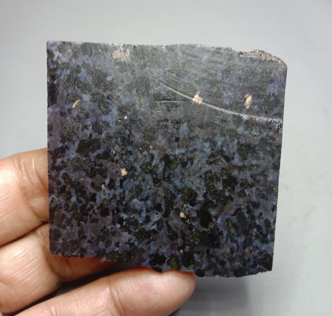 Mystic Merlinite Slab Indigo Gabbro Raw Lapidary Slab Rough - Etsy