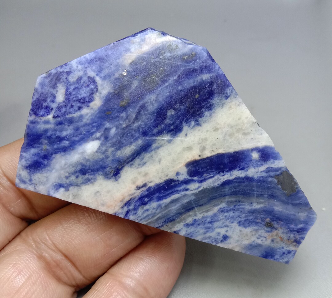 Sodalite Sodalite Rough Slab Raw Stone Lapidary Unpolished Raw Lapidary ...