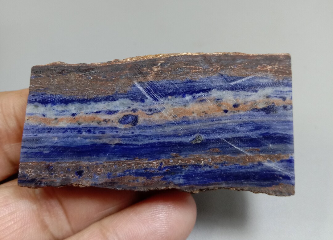Sodalite - Sodalite Rough Slab - Raw Stone - Lapidary - Unpolished Raw ...