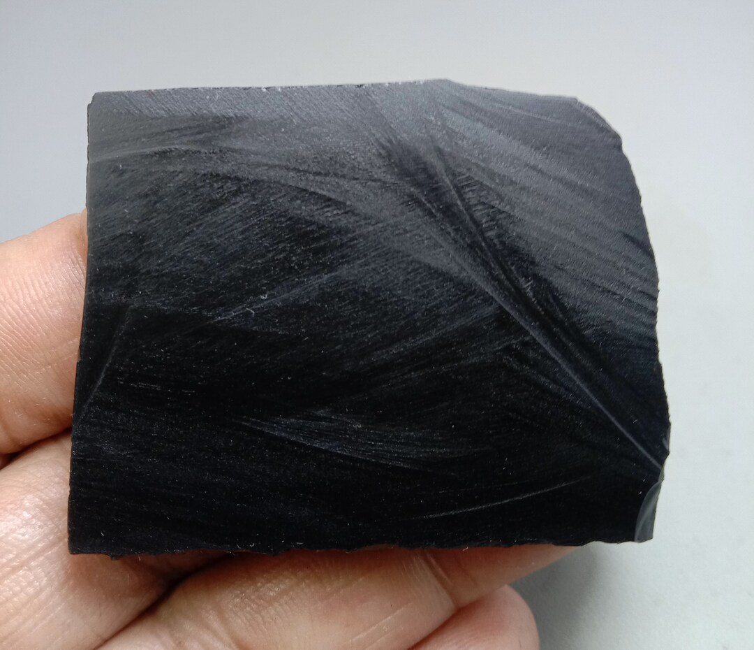 Black Onyx Slab AAA Quality Black Stone Slab Black Chalcedony Lapidary ...