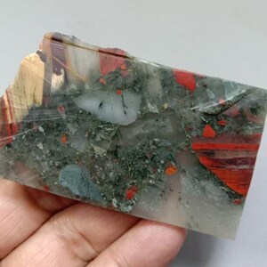 Bloodstone African Bloodstone Rough Slab Bloodstone Crystal Lapidary ...