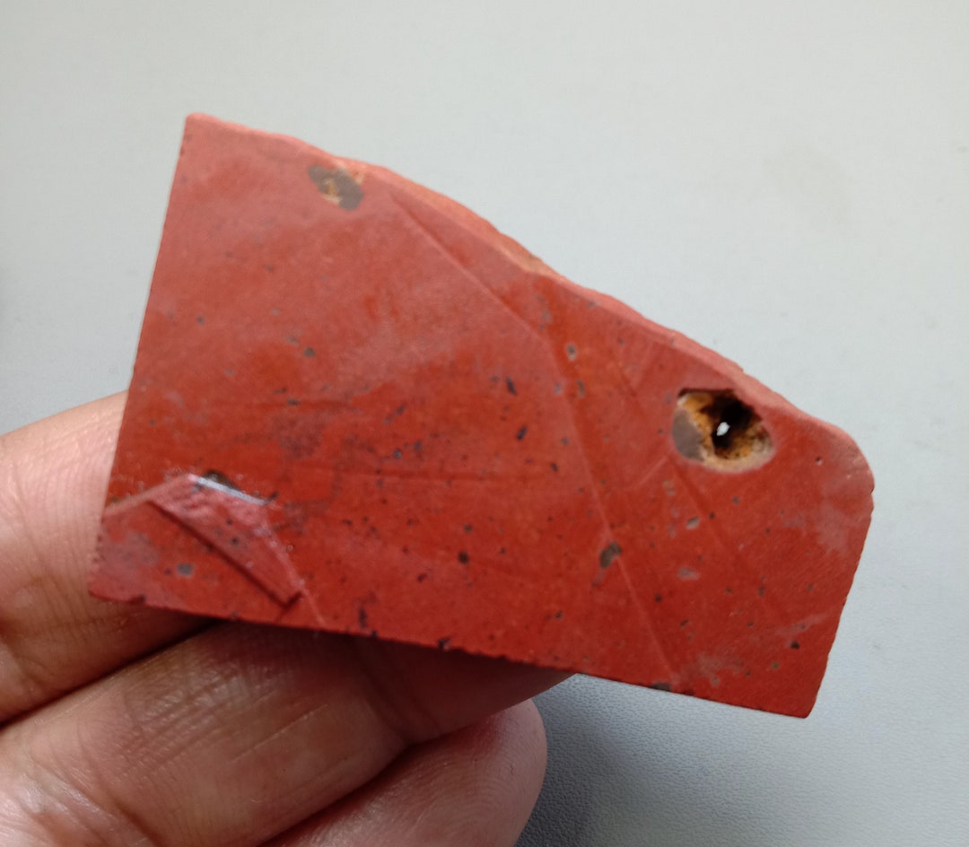 Red Jasper - Red Jasper Slab - Jasper Raw Stone Lapidary Slab ...