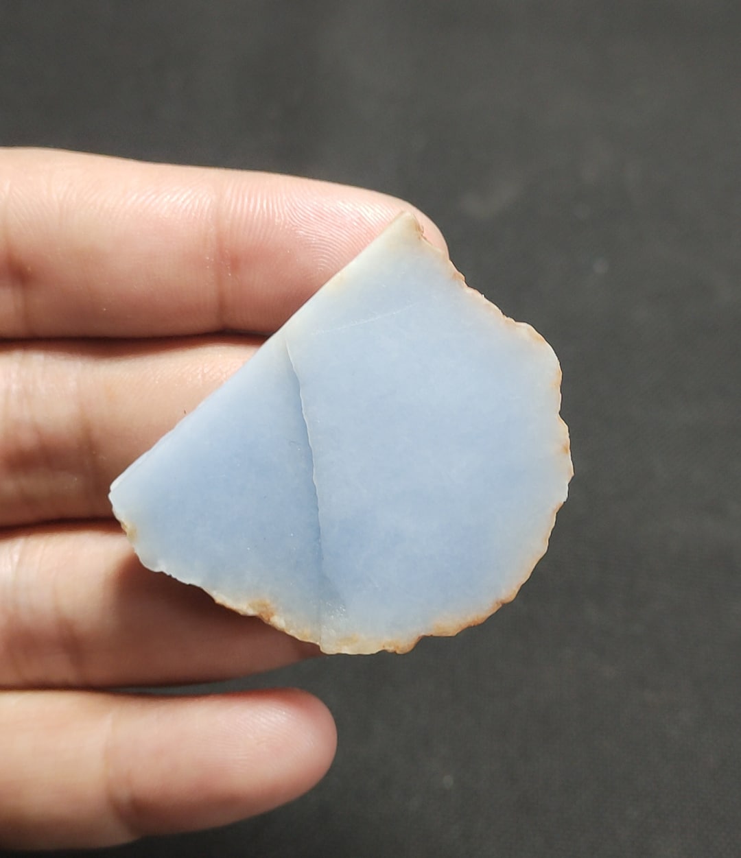 ANGELITE Genuine Raw Angelite Stone Raw Angelite Crystal Anhydrite ...