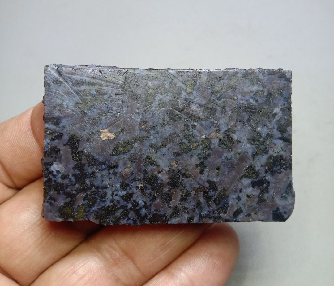 Mystic Merlinite Slab Indigo Gabbro Raw Lapidary Slab Rough - Etsy