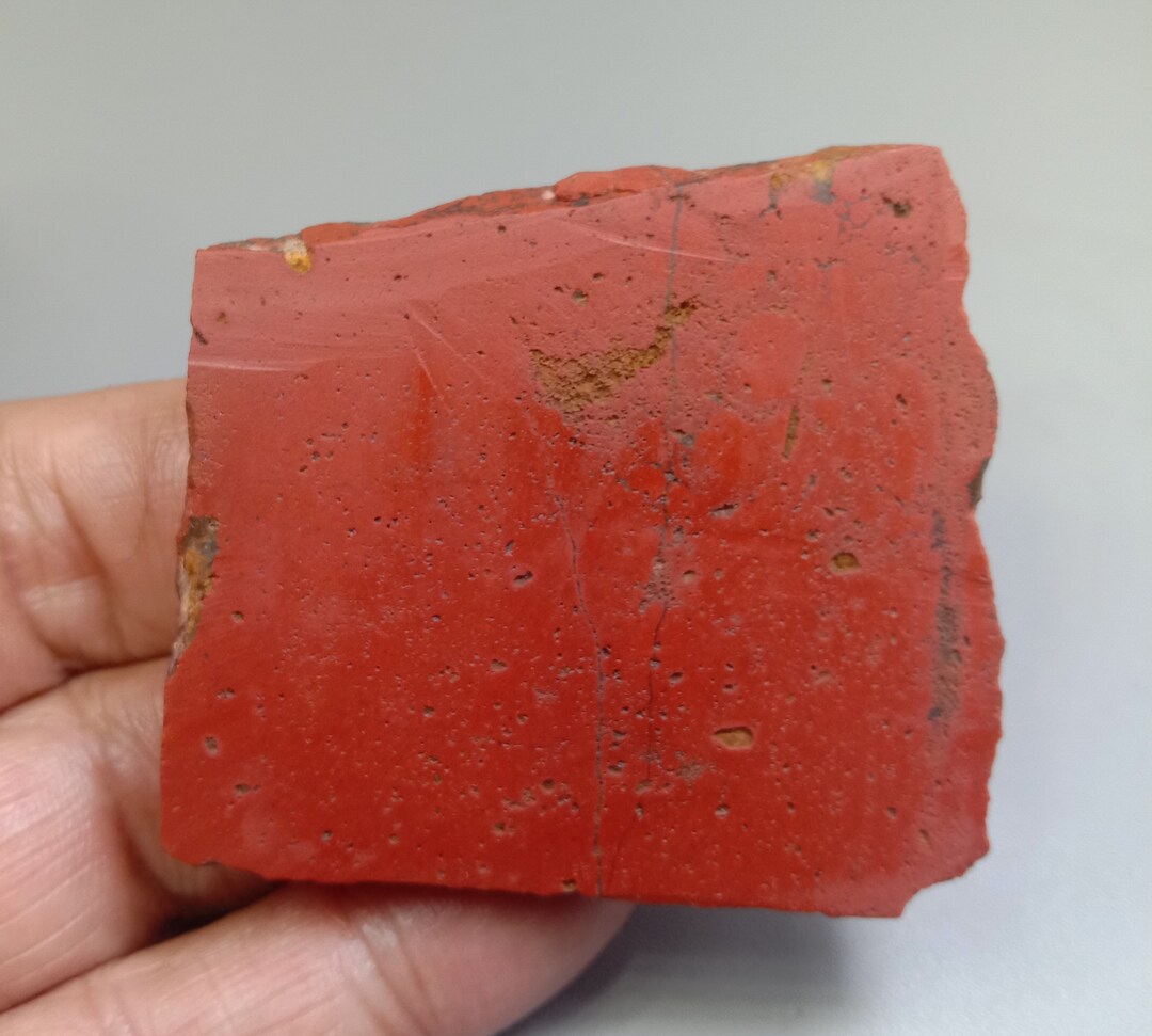 Red Jasper - Red Jasper Slab - Jasper Raw Stone Lapidary Slab ...