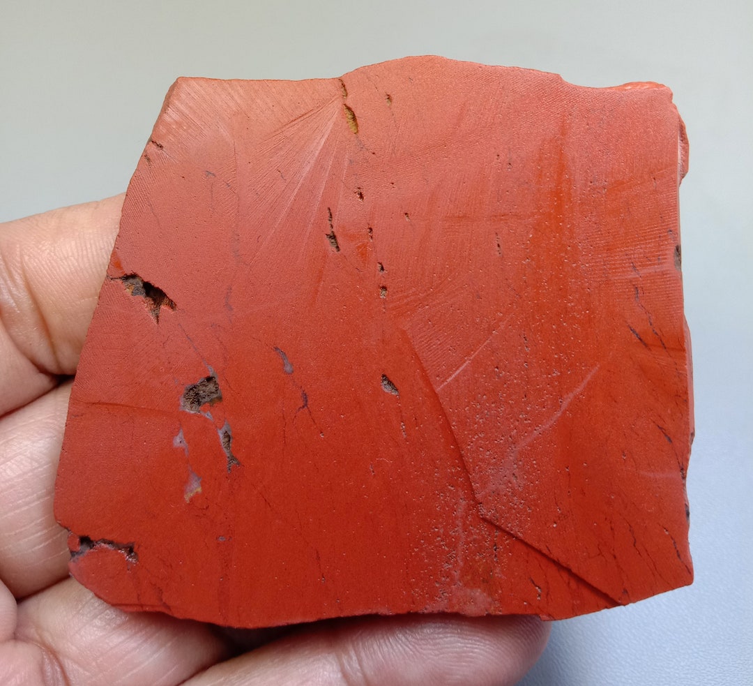 Red Jasper Red Jasper Slab Jasper Raw Stone Lapidary Slab Unpolished ...