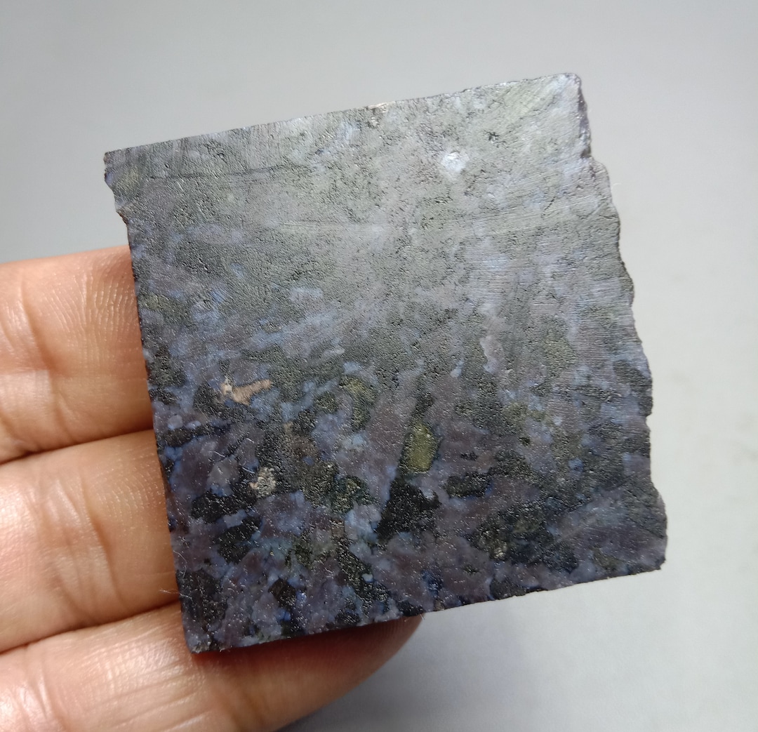Mystic Merlinite Slab Indigo Gabbro Raw Lapidary Slab Rough - Etsy