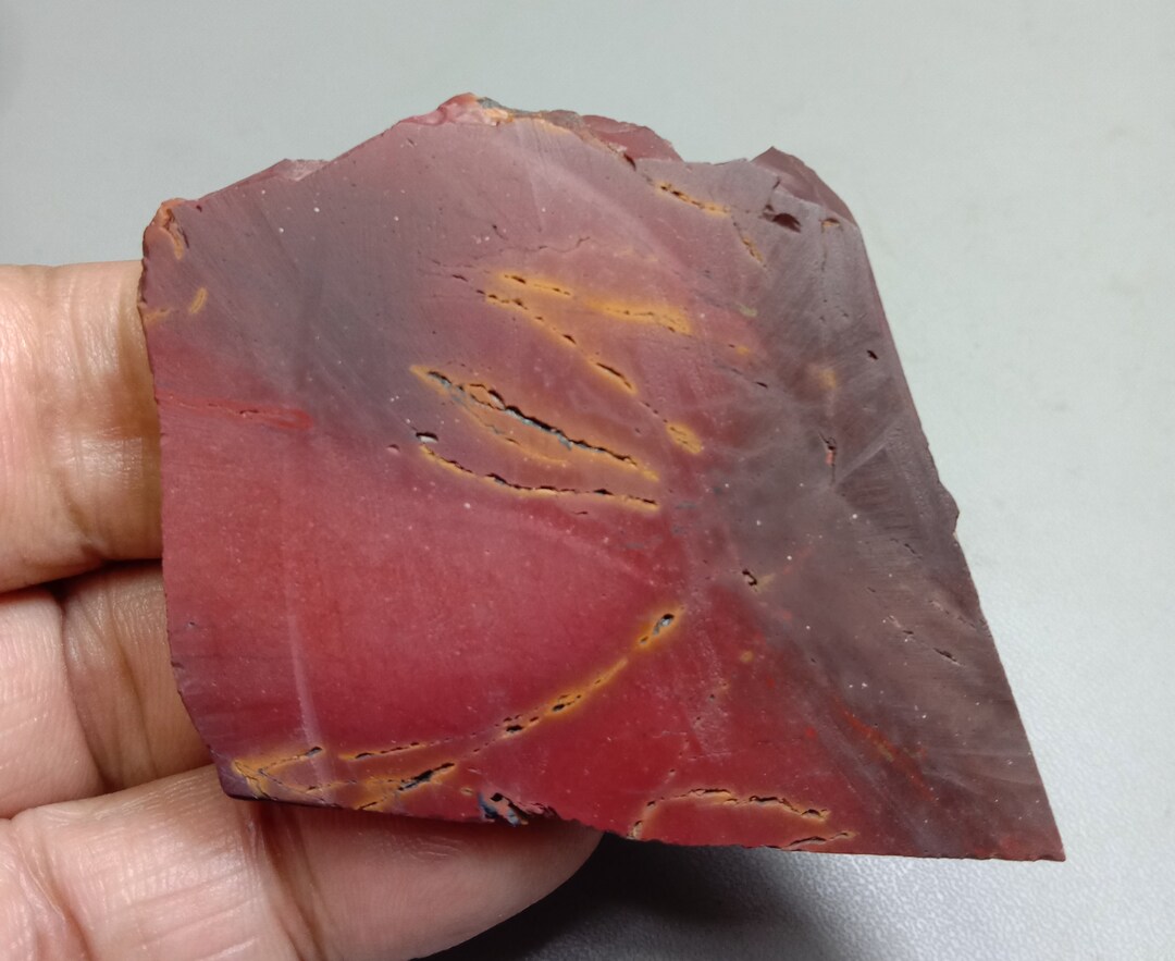 Mookaite Jasper Australian Mookaite Jasper Slab Lapidary Slab Display ...