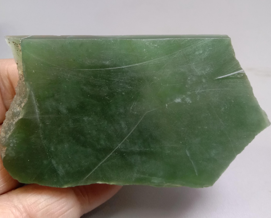Serpentine - Green Crystals Snake Stone Serpentine Rough Slab 215.00ct ...