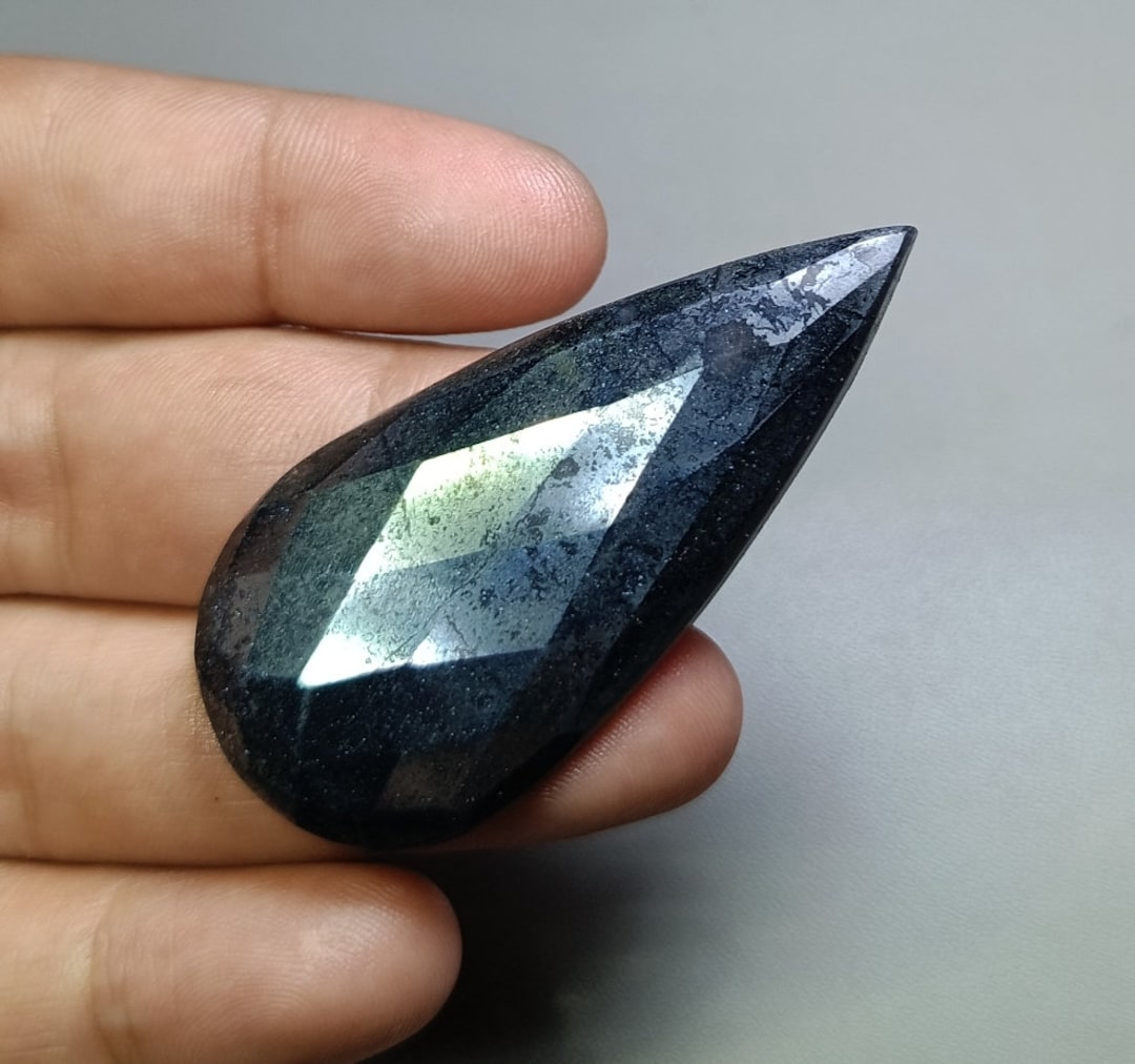 Hematite Hematite Gemstone Energy Crystal Hematite Energy Stone Faceted ...