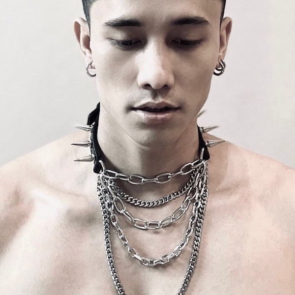 Mens Choker Necklace - Etsy