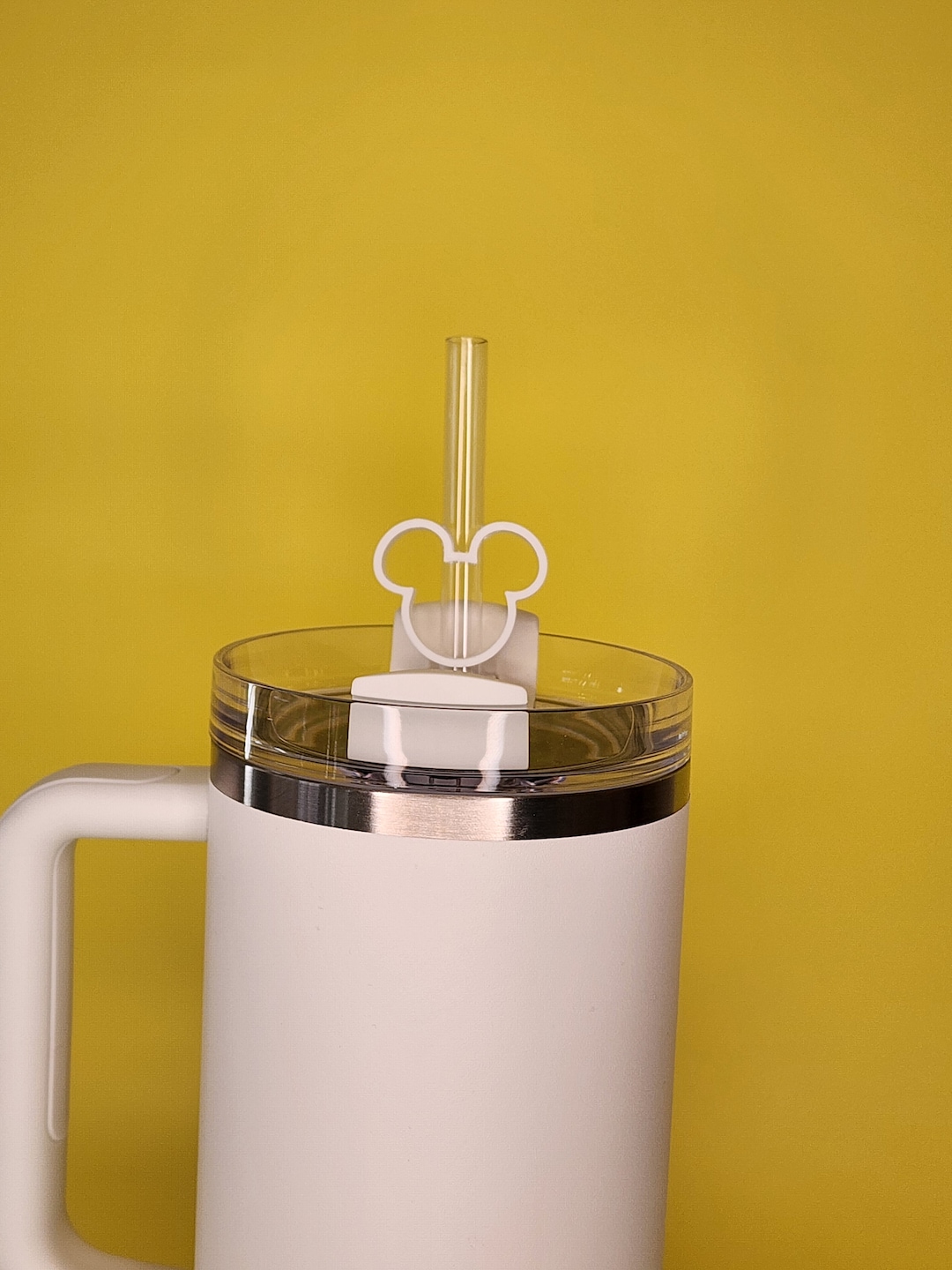 Mouse Straw Topper, Mickey Stanley Cup Straw Buddy, Mouse Straw Topper ...