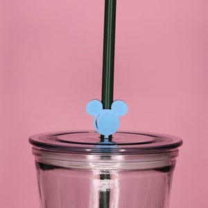 Mouse Straw Topper, Mickey Balloon Straw Buddy, Mouse Balloon Straw ...