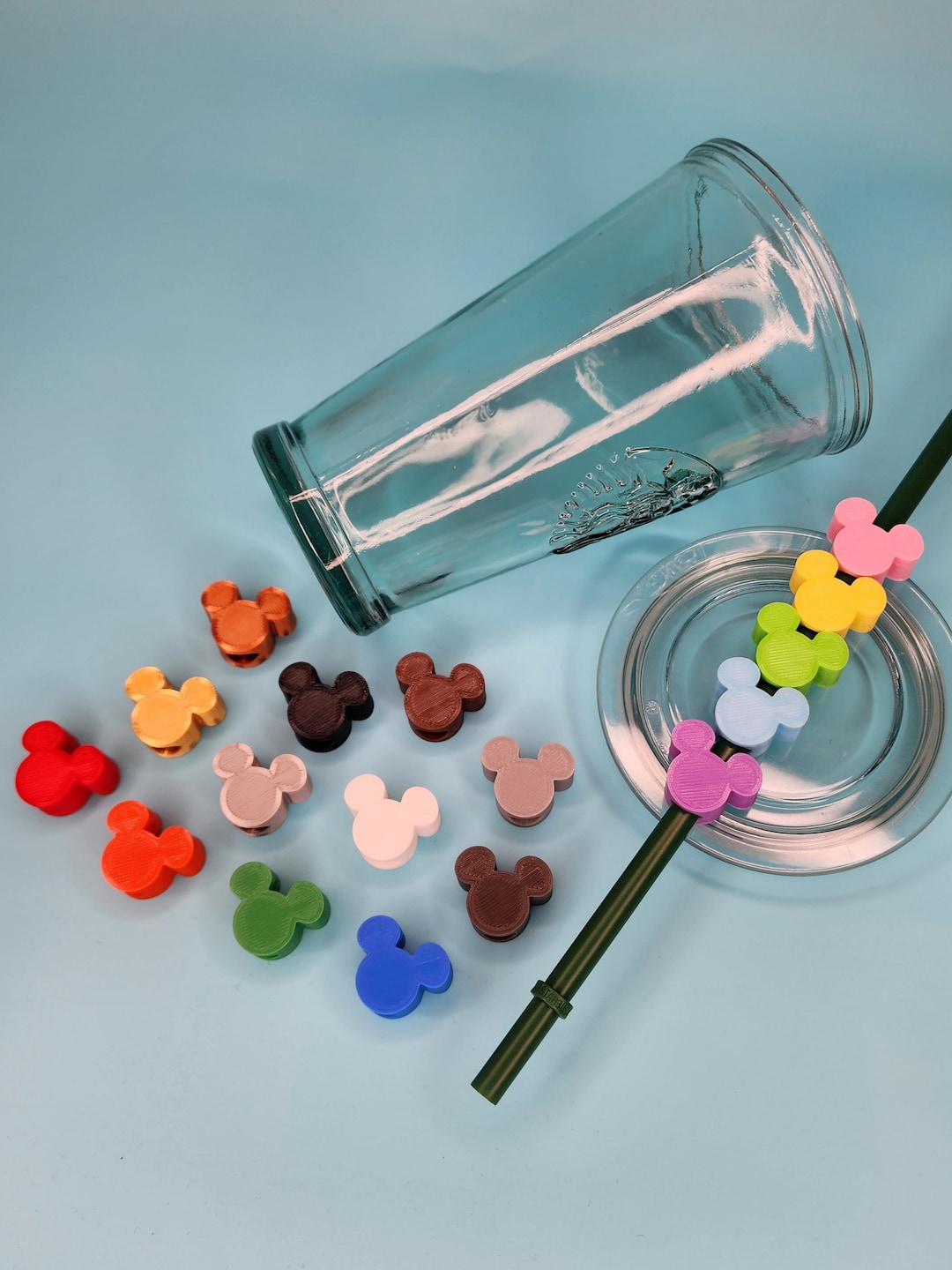 Mouse Straw Topper, Mickey Straw Buddy, Mouse Straw Topper, Mouse ...