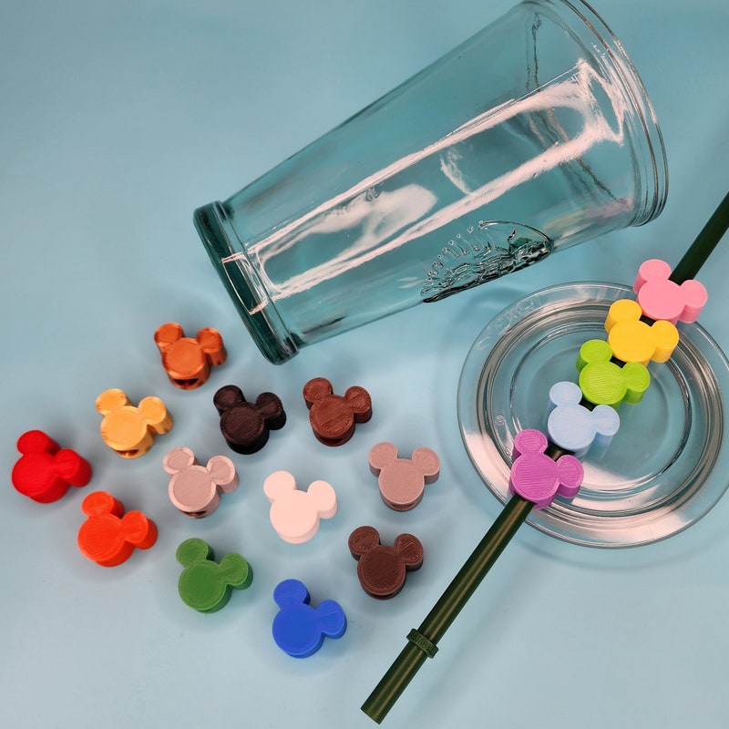 Mickey Mouse Straw Topper - Etsy