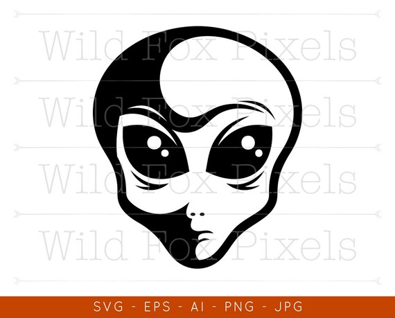 Papercraft COMMERCIAL USE Cricut Alien SVG svg Printable Instant ...