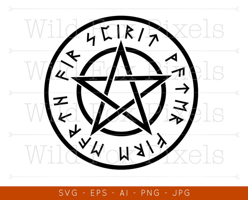 Wicca pentacle svg cut files wiccan svg files for cricut - Etsy Österreich