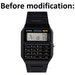 Casio Calculator Watch With Green Screen Mod CA-53W-1ER - Etsy