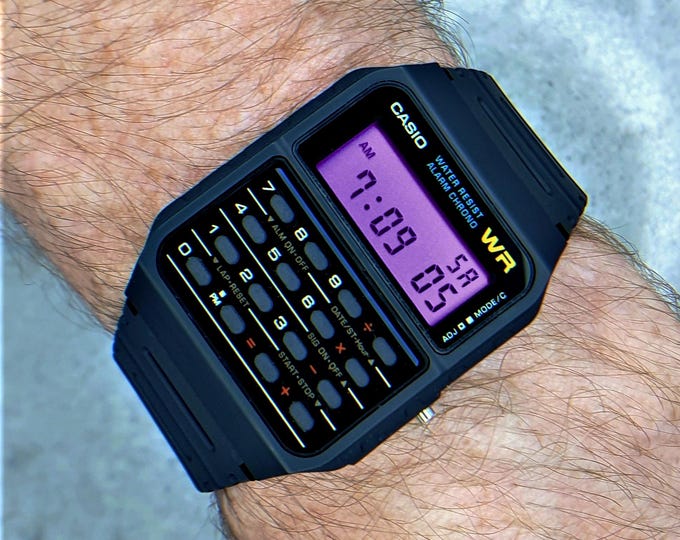Custom Casio Calculator Watch With Color Screen Mod (pick Your Color ...