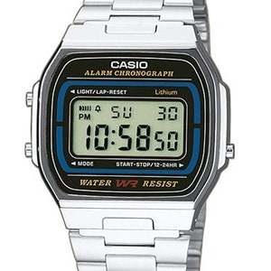 Modified Casio Watch With Steel Blue Screen Filter Mod (A164WA-1VES) - Etsy