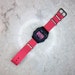 Casio Watch With Pink Screen Mod and a Baby Pink Nylon Strap (F-91W ...
