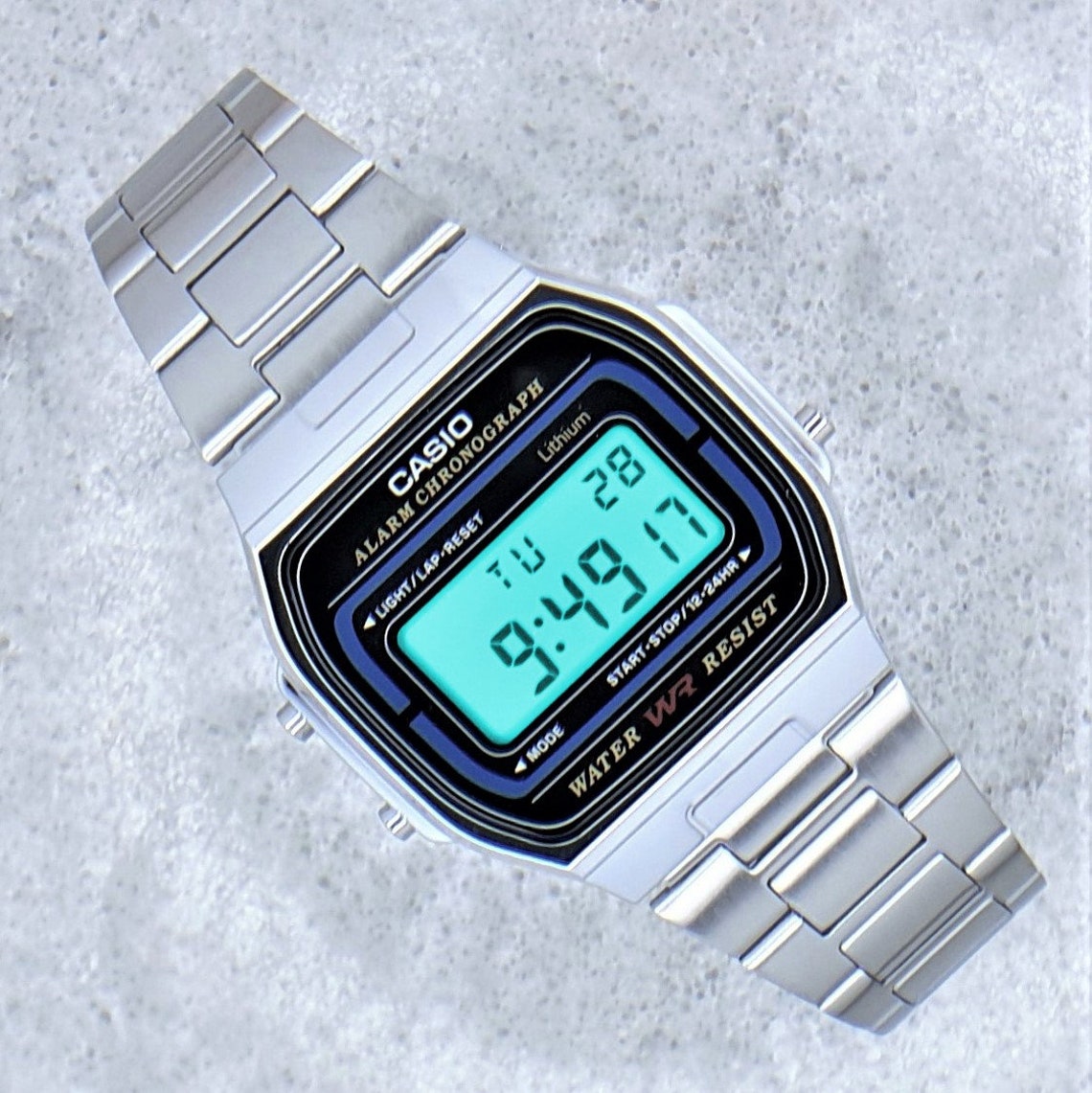 Modified Casio Watch With Turquoise Screen Filter Mod - Etsy UK