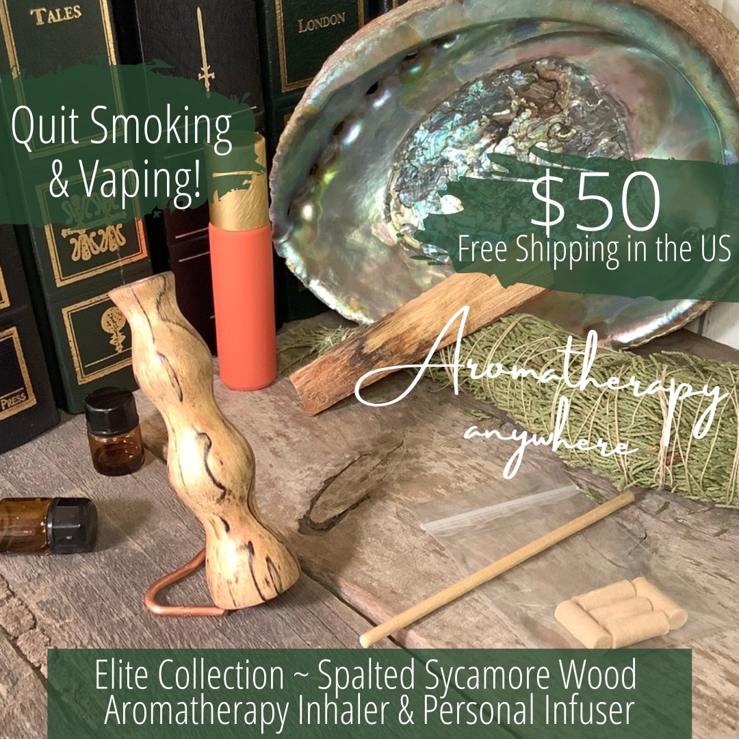 Elite Spalted Sycamore Emitto Portable Diffuser Essential Oil Diffuser ...