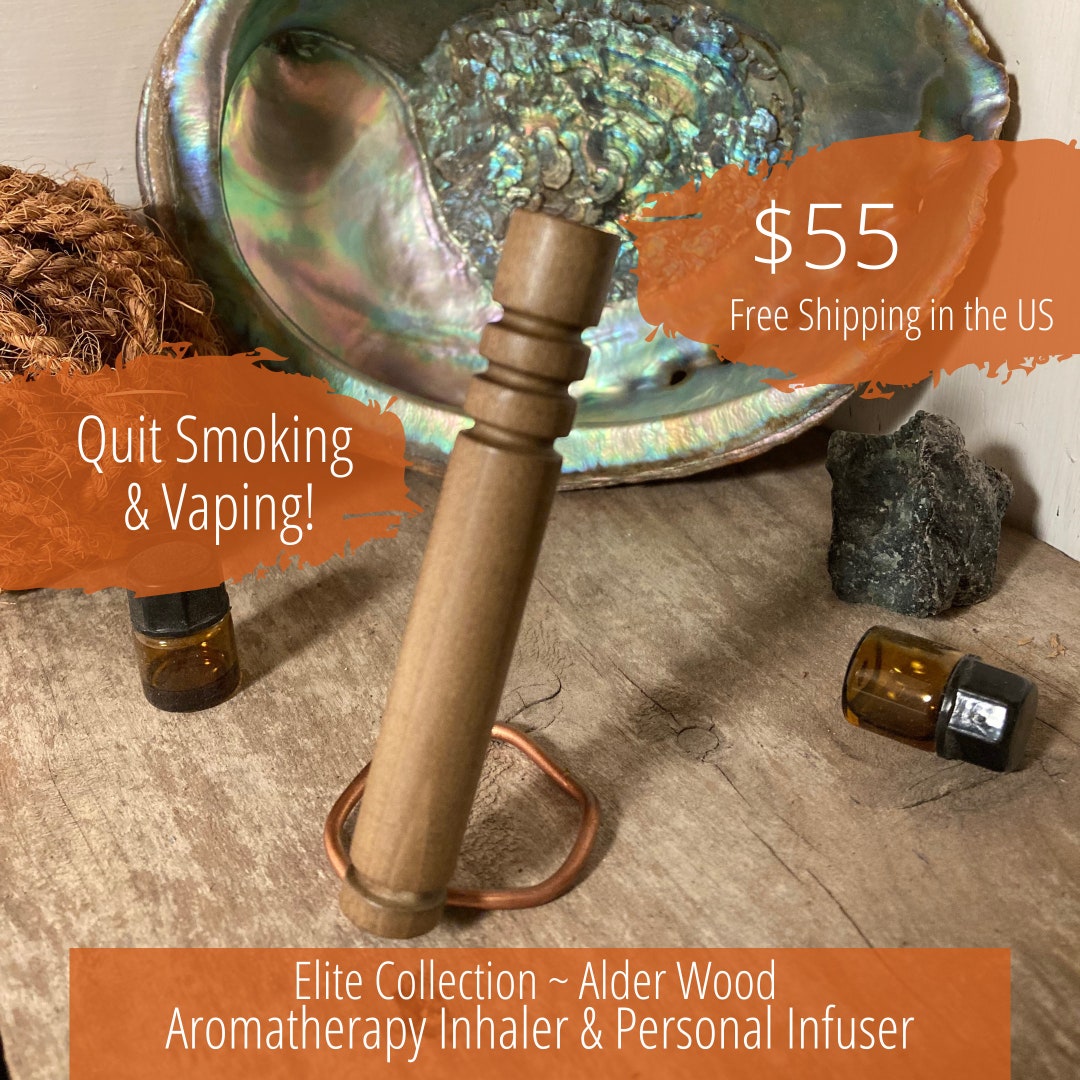 Elite Alder Wood Quit Styx Inhaler | Portable Diffuser | Essential Oils | Aromatherapy Pen ...