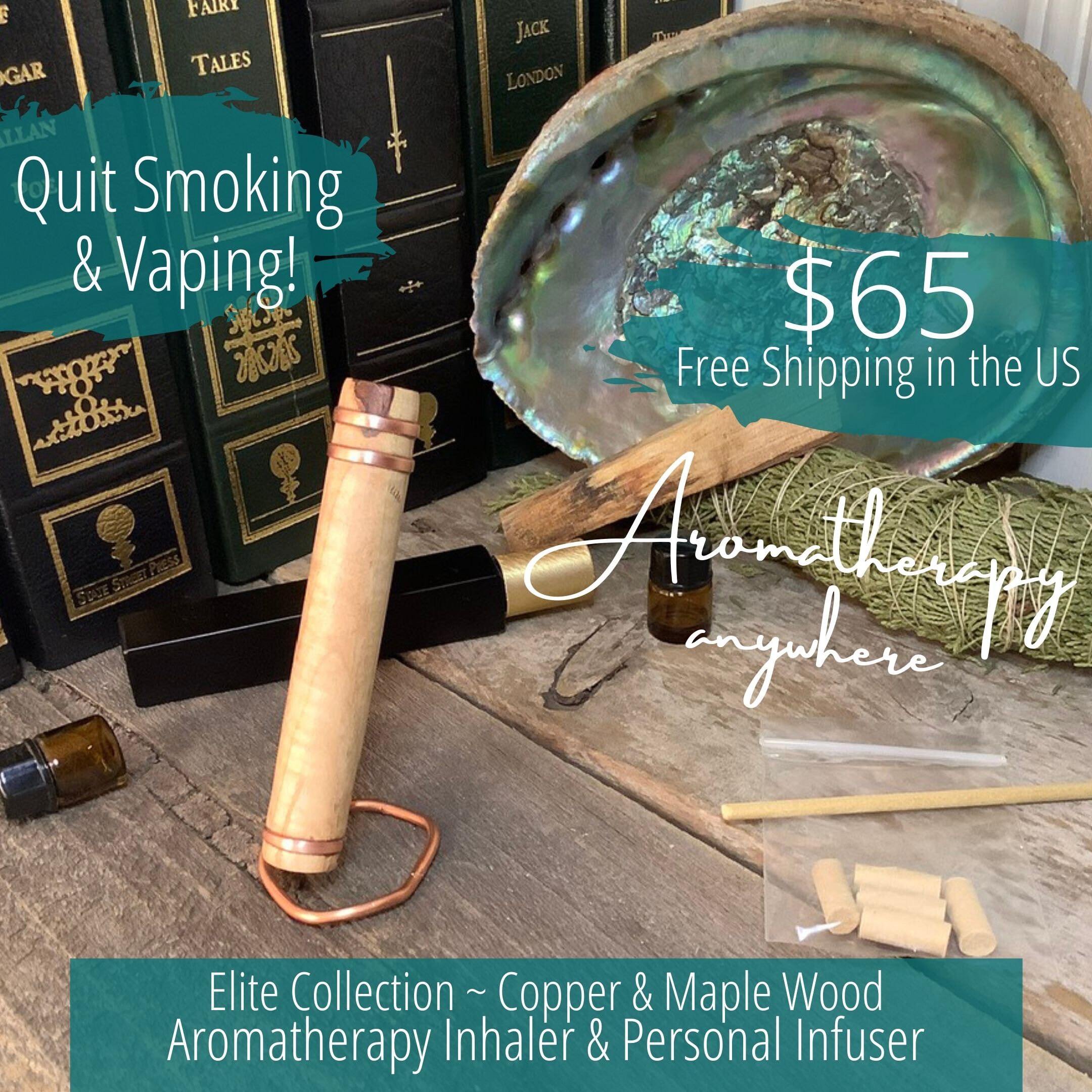 Elite Collection Copper & Curly Maple Portable Diffuser - Etsy