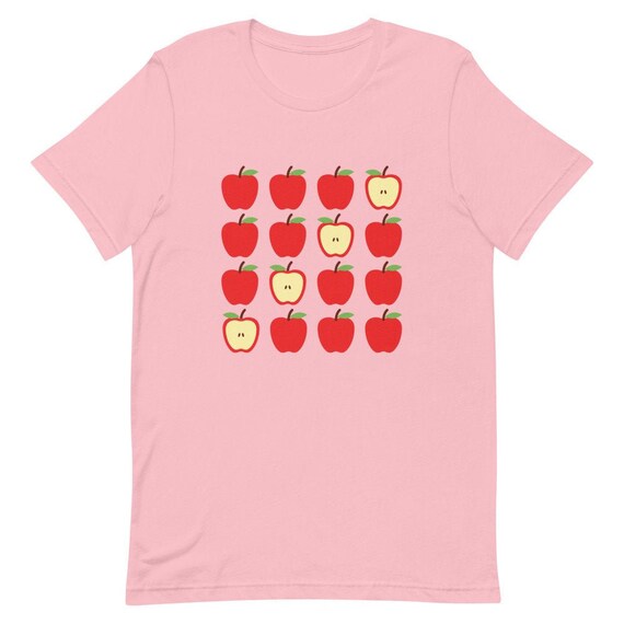 Apple Pattern Short-Sleeve Unisex T-Shirt | Etsy