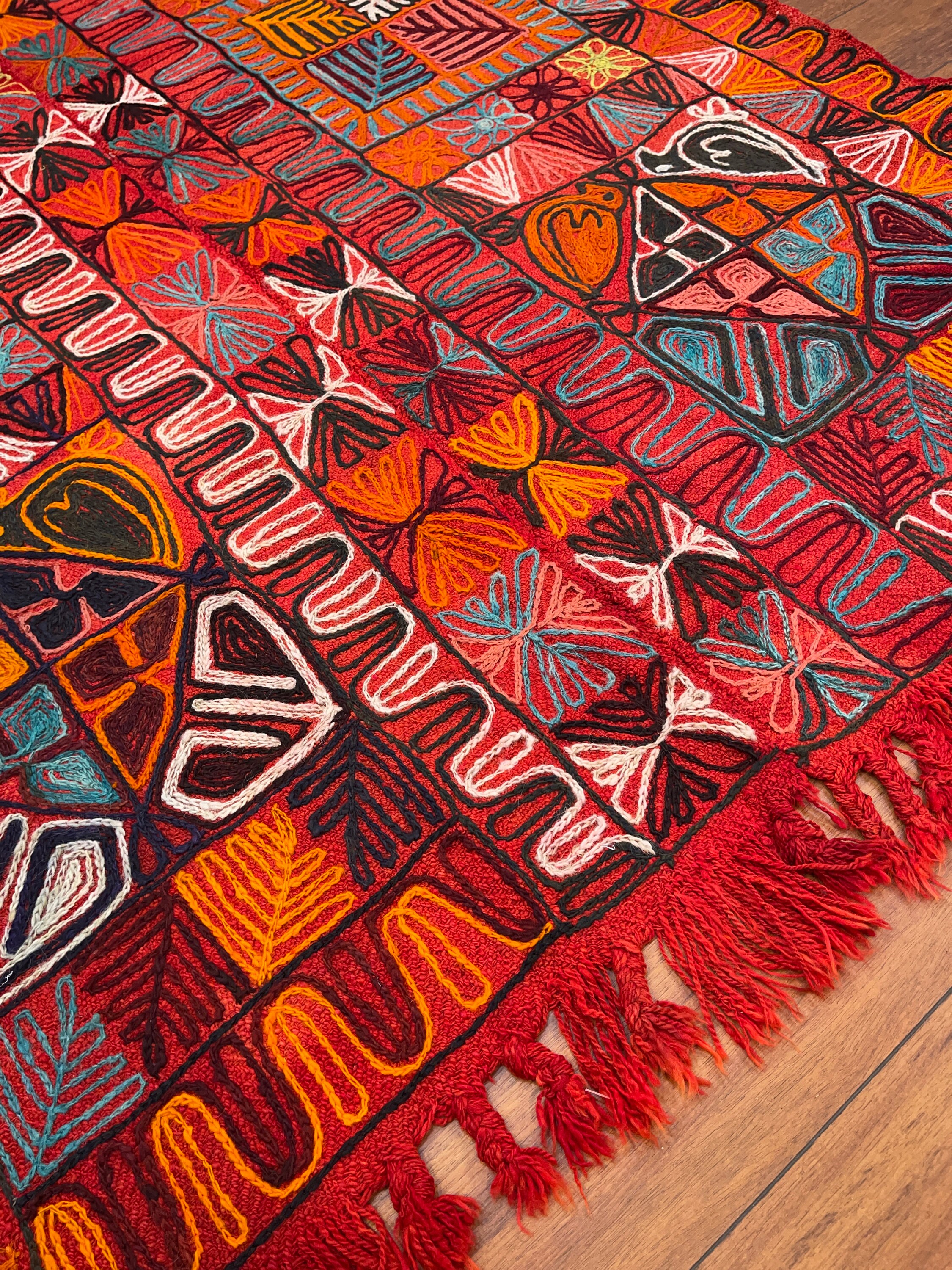 Iraqi Marash Embroidered Arabic Kilim - Vintage Samawa Iraq-syria ...