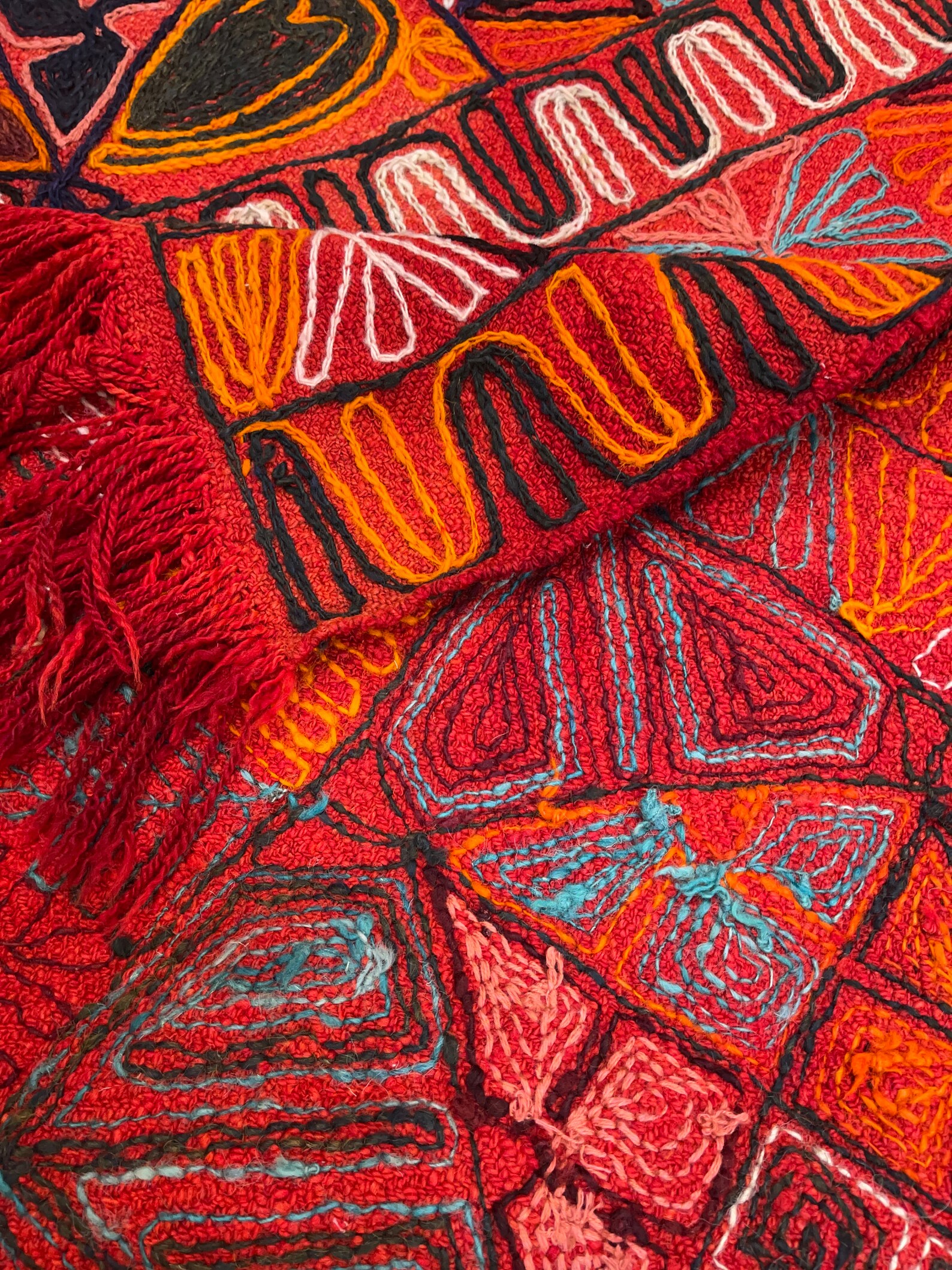 Iraqi Marash Embroidered Arabic Kilim - Vintage Samawa Iraq-syria ...