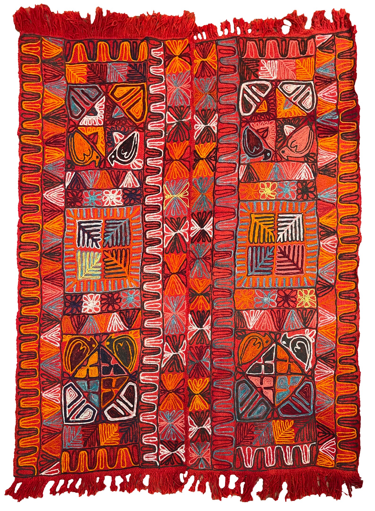 Iraqi Marash Embroidered Arabic Kilim - Vintage Samawa Iraq-syria ...