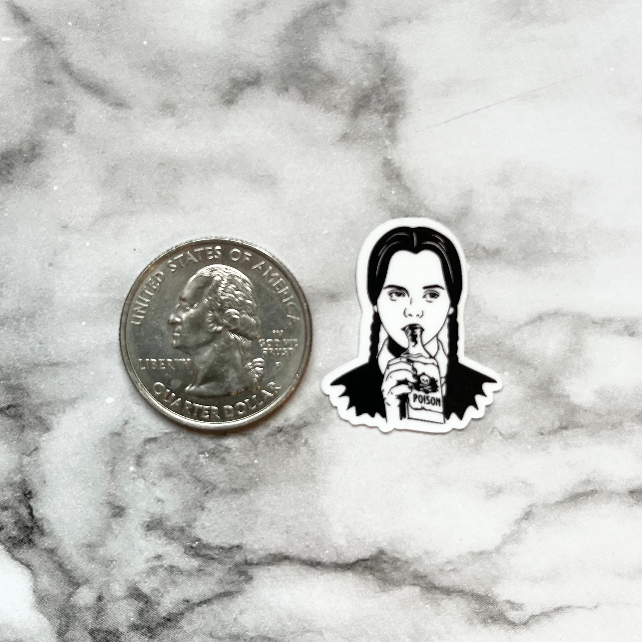 Wednesday Sticker Goth Sticker Goth Girl Stickers sold by Eric Powell ...