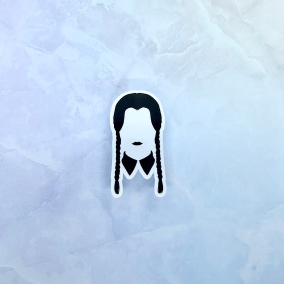 Wednesday Sticker Goth Sticker Goth Girl - Etsy